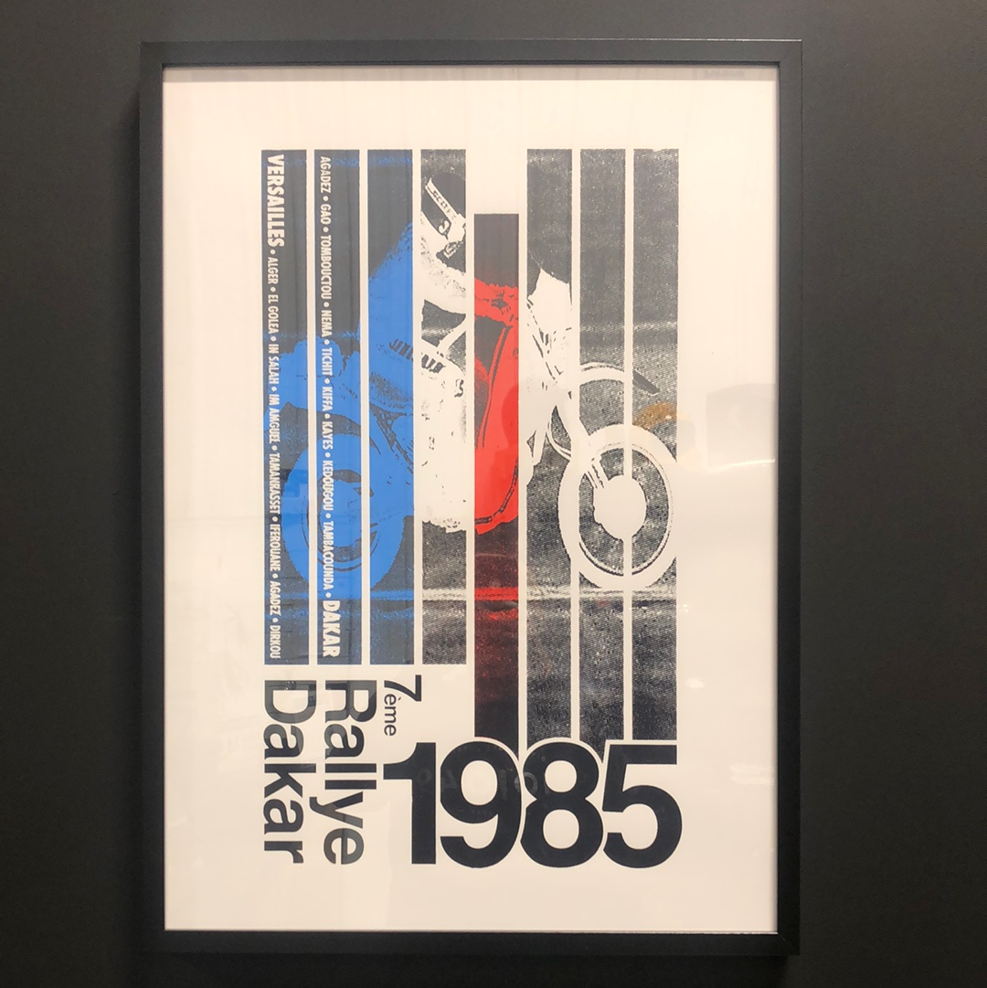 1985 Rallye Dakar Poster– Moto 49